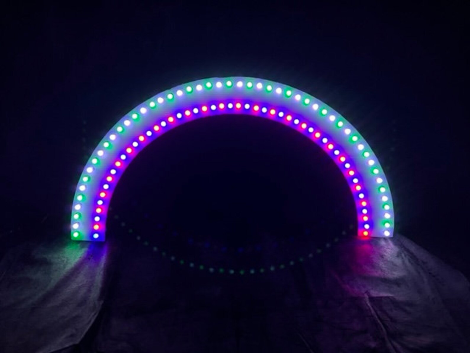 WS2811 12v Smart LED Arch Prop - 50 or 100 LED - Light Show Prop ...