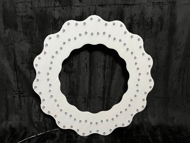 WS2811 12v Smart LED Christmas Wreath Prop - 50 or 100 LED - Light Show ...