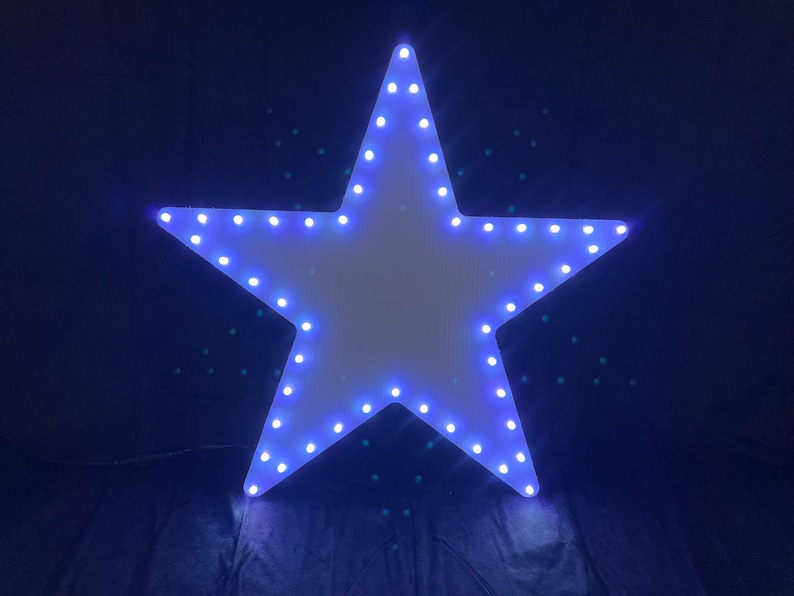 WS2811 12v Smart LED Star Prop - 50 or 100 LED - Light Show Prop ...