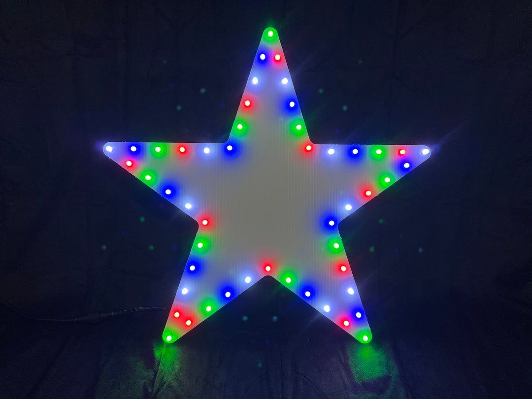 WS2811 12v Smart LED Star Prop - 50 or 100 LED - Light Show Prop ...