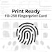 Print-ready FD-258 Fingerprint Card (fillable PDF) - Etsy
