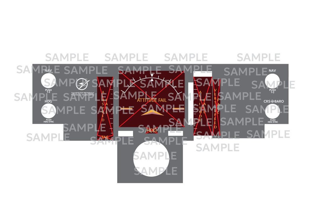 Garmin G1000 Partial Panel Cover (printable) - Etsy