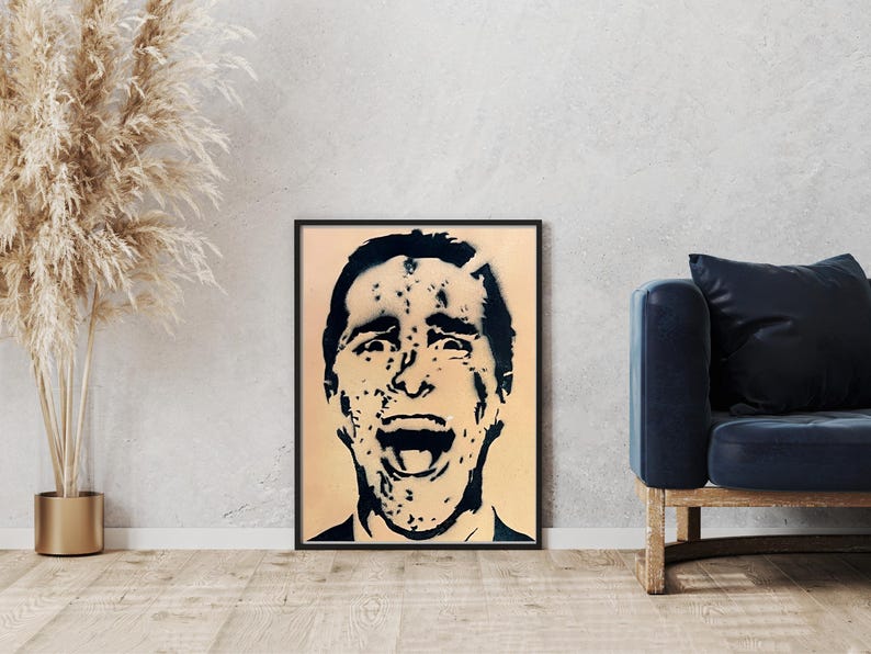 Patrick Bateman- American Psycho Digital Art Print| Dark Pop Culture ...