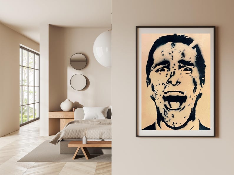 Patrick Bateman- American Psycho Digital Art Print| Dark Pop Culture ...
