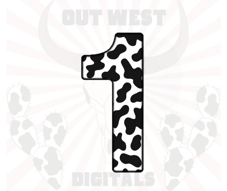 One Barnyard Birthday and Cow Print One Sublimation PNG Download ...