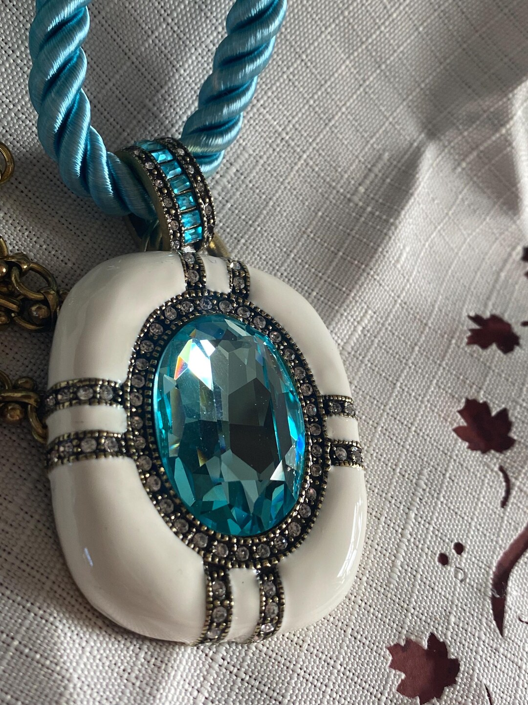 Heidi Daus Crystal Enamel Rope Necklace - Etsy