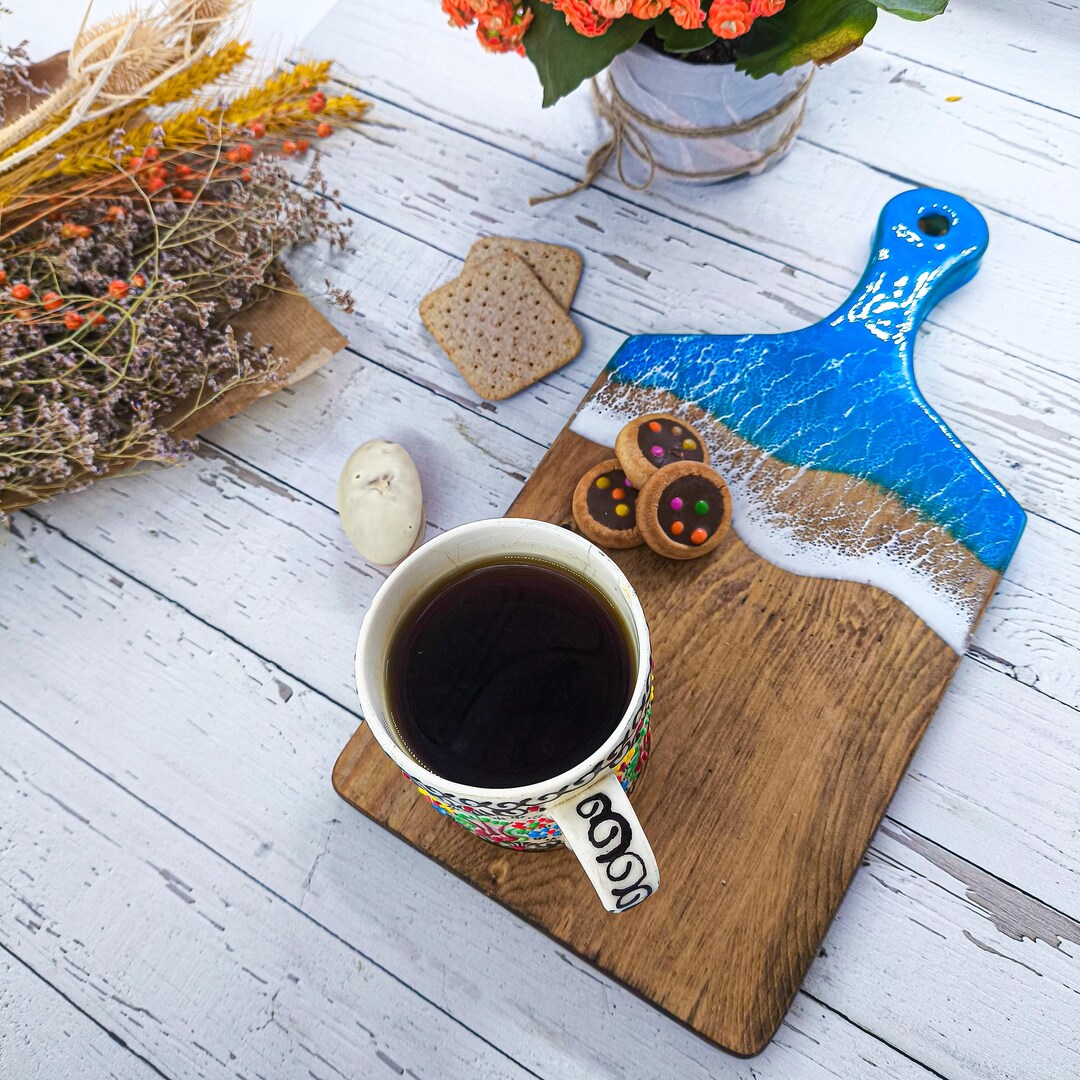 Personalized Grandma Tea and Biscuit Board, Engraved Grandma Tea and ...