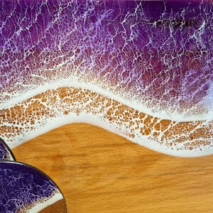 Purple Serving Set, Custom Cheese Set, Purple Lovers Gifts, Newyear ...