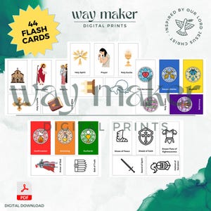 Catholic Baby Flash Cards: Montessori Sensory Learning (PDF) - Etsy