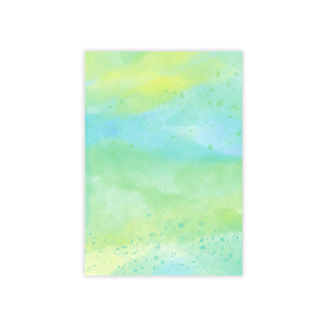 Spring Fields Watercolor Post-it® Note Pads | Sustainable Post-it Notes ...