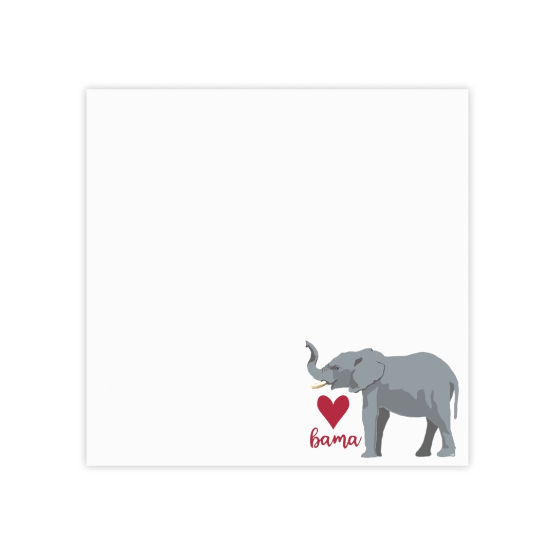 Elephant Mascot Post-it® Note Pads - Etsy