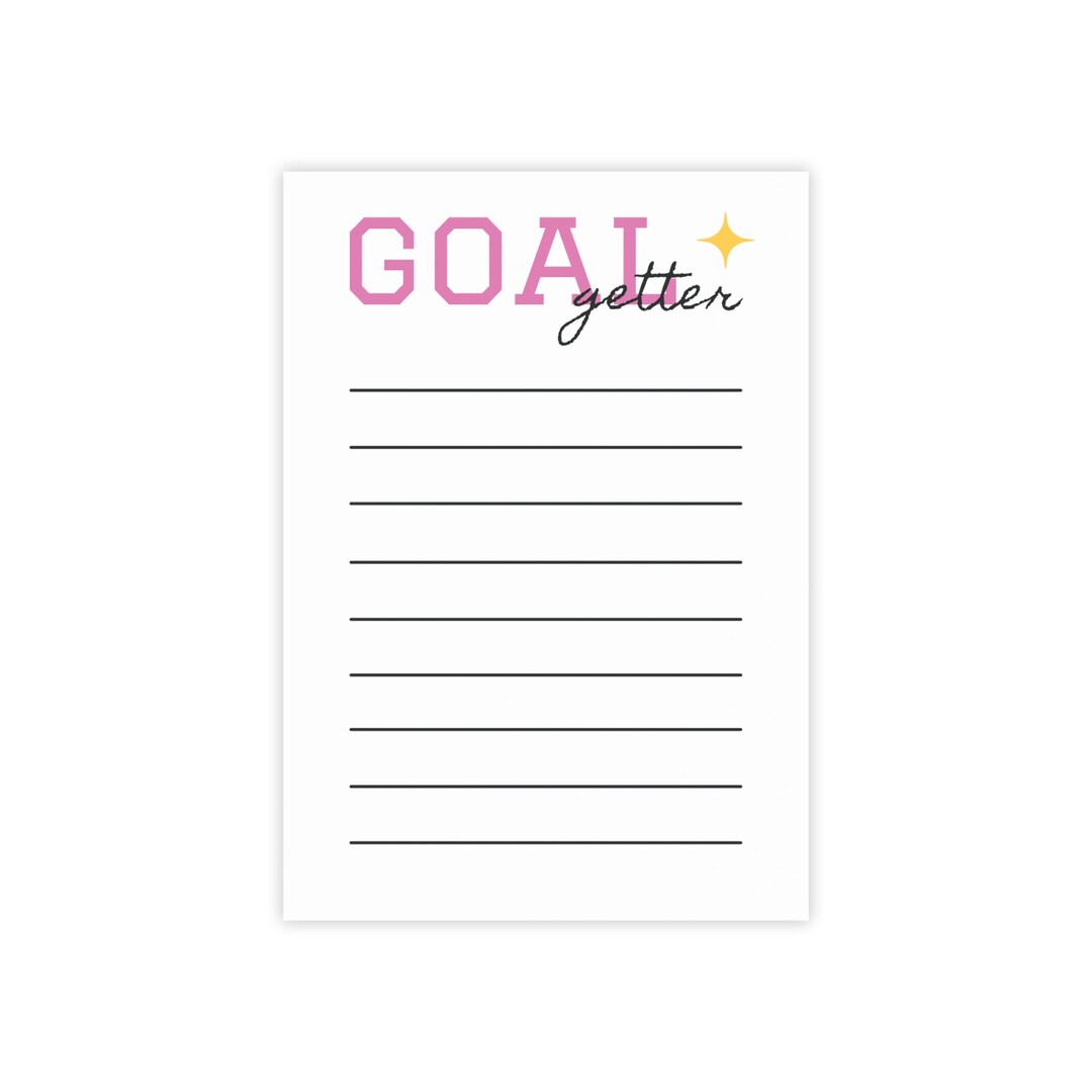 Goal Getter to Do List Post-it® Note Pad, SZ: 4x6 - Etsy