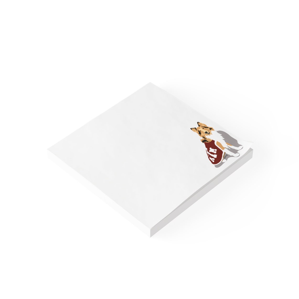Dog Mascot Post-it® Note Pads | Two Sizes: 3x3, 4x4 - Etsy