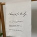 Custom Linen Bar Menu Sign: Wedding, Shower, Events - Etsy