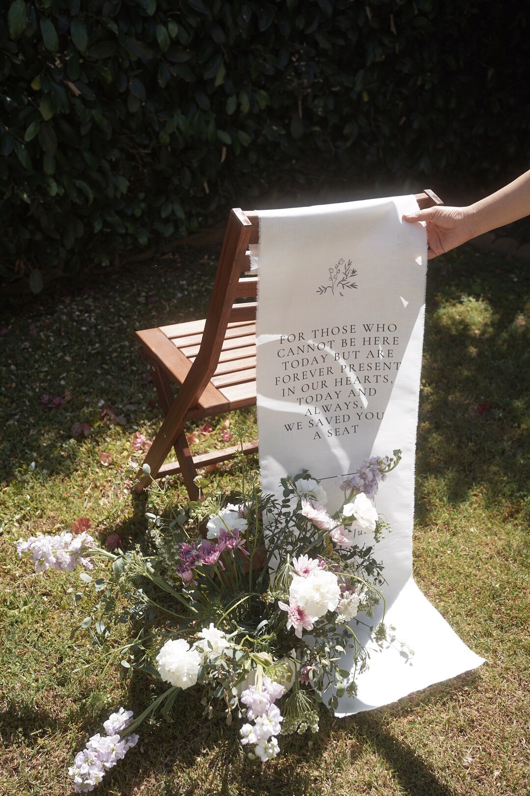 Custom Linen Memorial Sign, Personalized Memorial Sign, Family Memorial ...