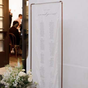 Wedding Seating Chart/ Linen Seating Chart/ Linen Signs/ Events Signs ...