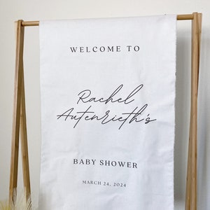Custom Linen Welcome Sign for Weddings / Special Events, Custom Linen ...