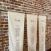 Wedding Seating Chart, Fabric Seating Chart, Linen Seating Chart ...