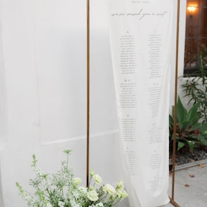 Wedding Seating Chart/ Linen Seating Chart/ Linen Signs/ Events Signs ...