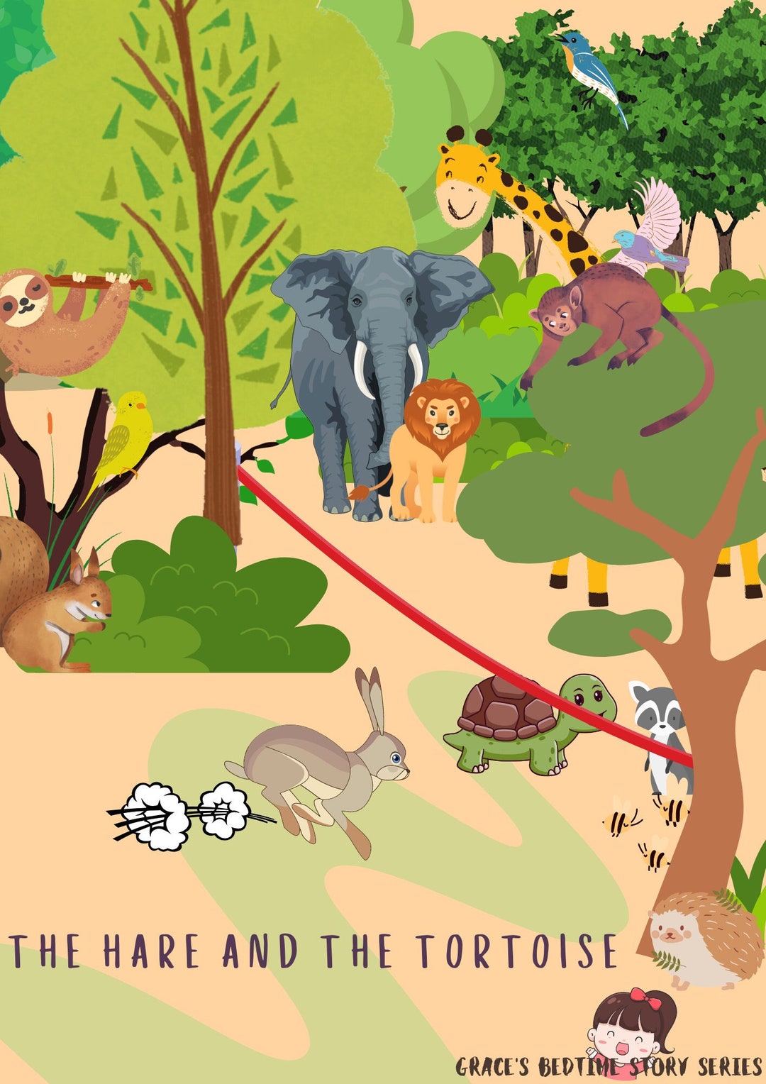 Digital Children's Bedtime Story With Embedded Sound Effect the Hare ...