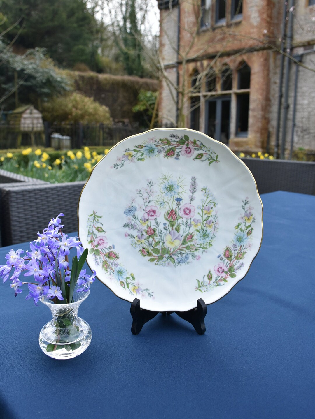 Vintage Aynsley English Bone China Lunch Plate - Aynsley Bone China ...
