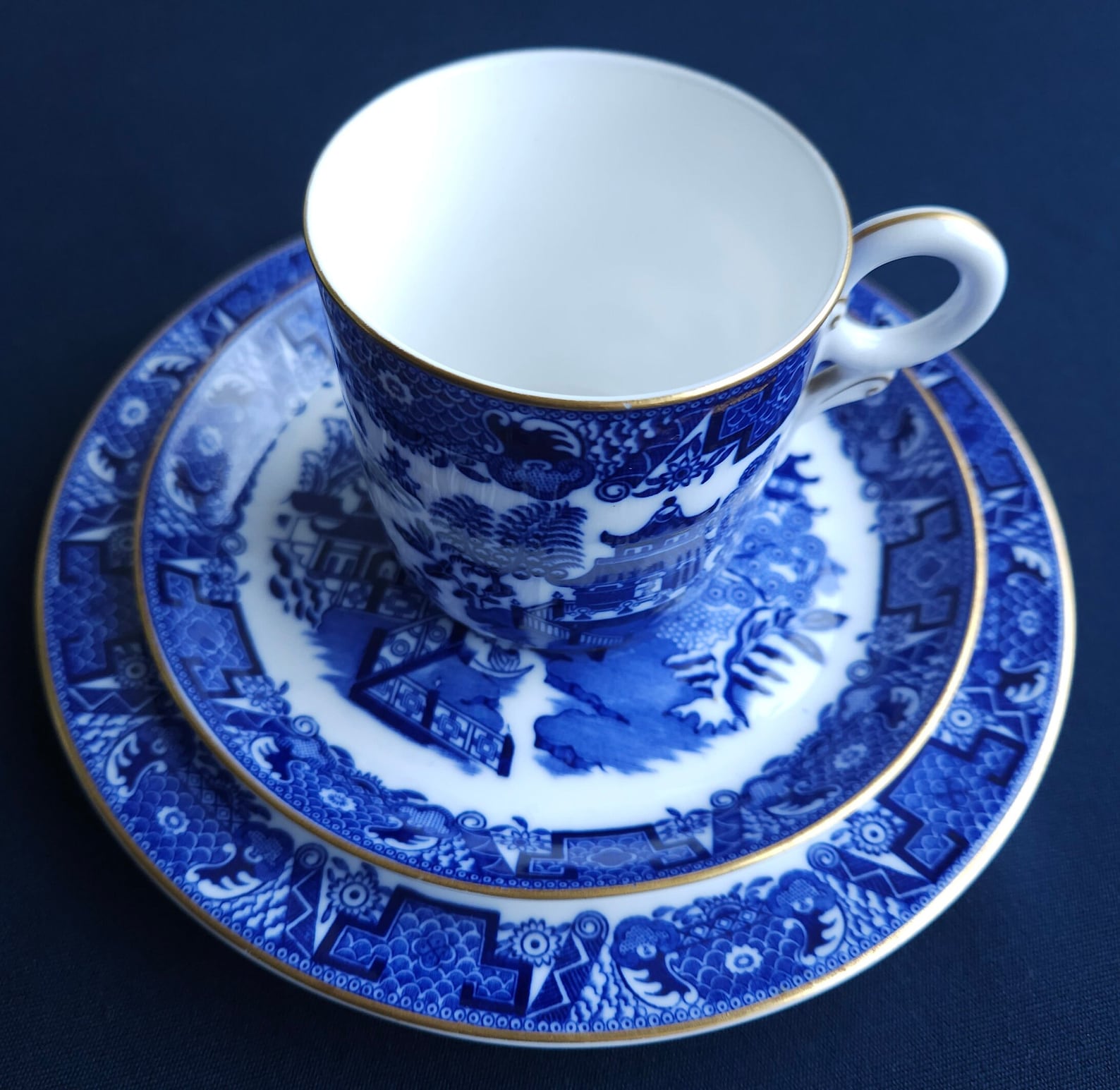 Antique 1905 Trio Royal Worcester Tea Cup With Saucer and Side Plate ...