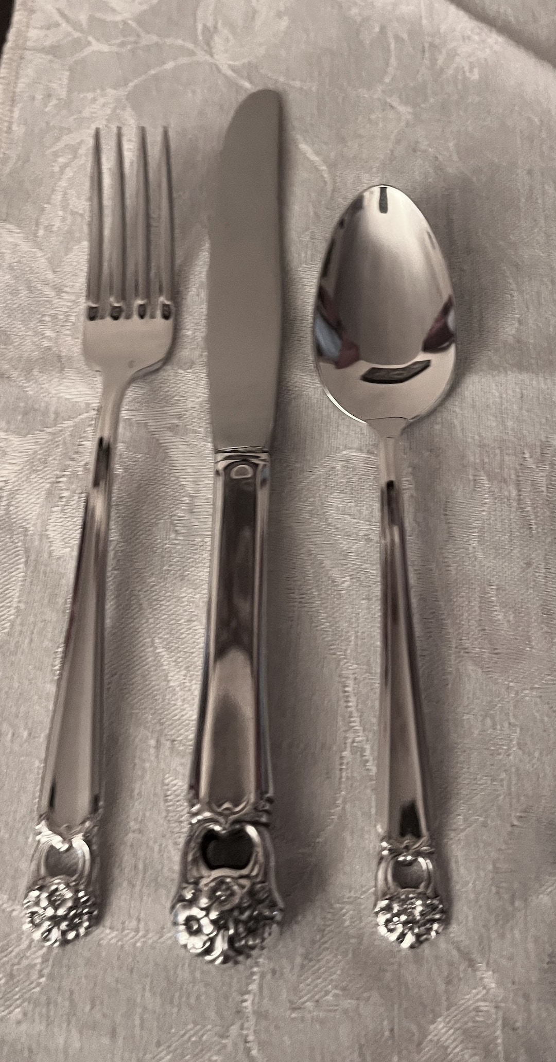 William Rogers Silver 3 Piece Youth Flatware Set - Etsy