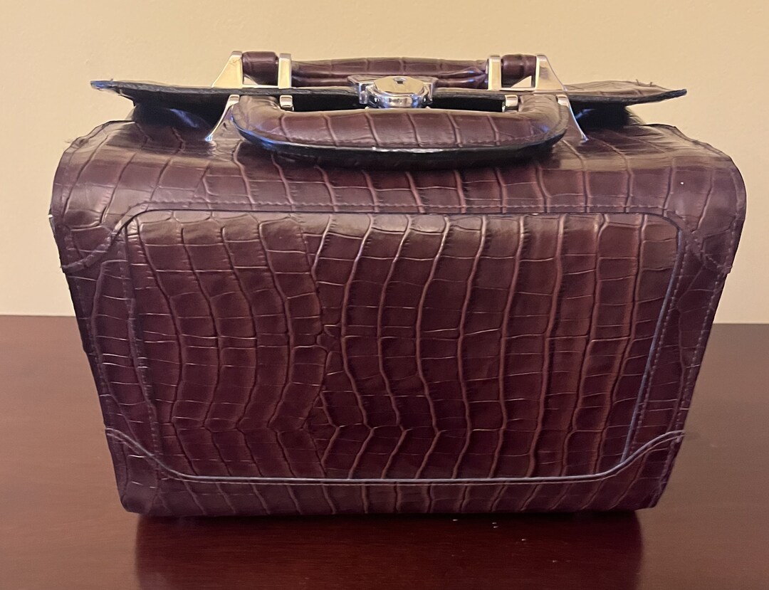 Vintage Bobbi Brown Leather Train Case - Etsy