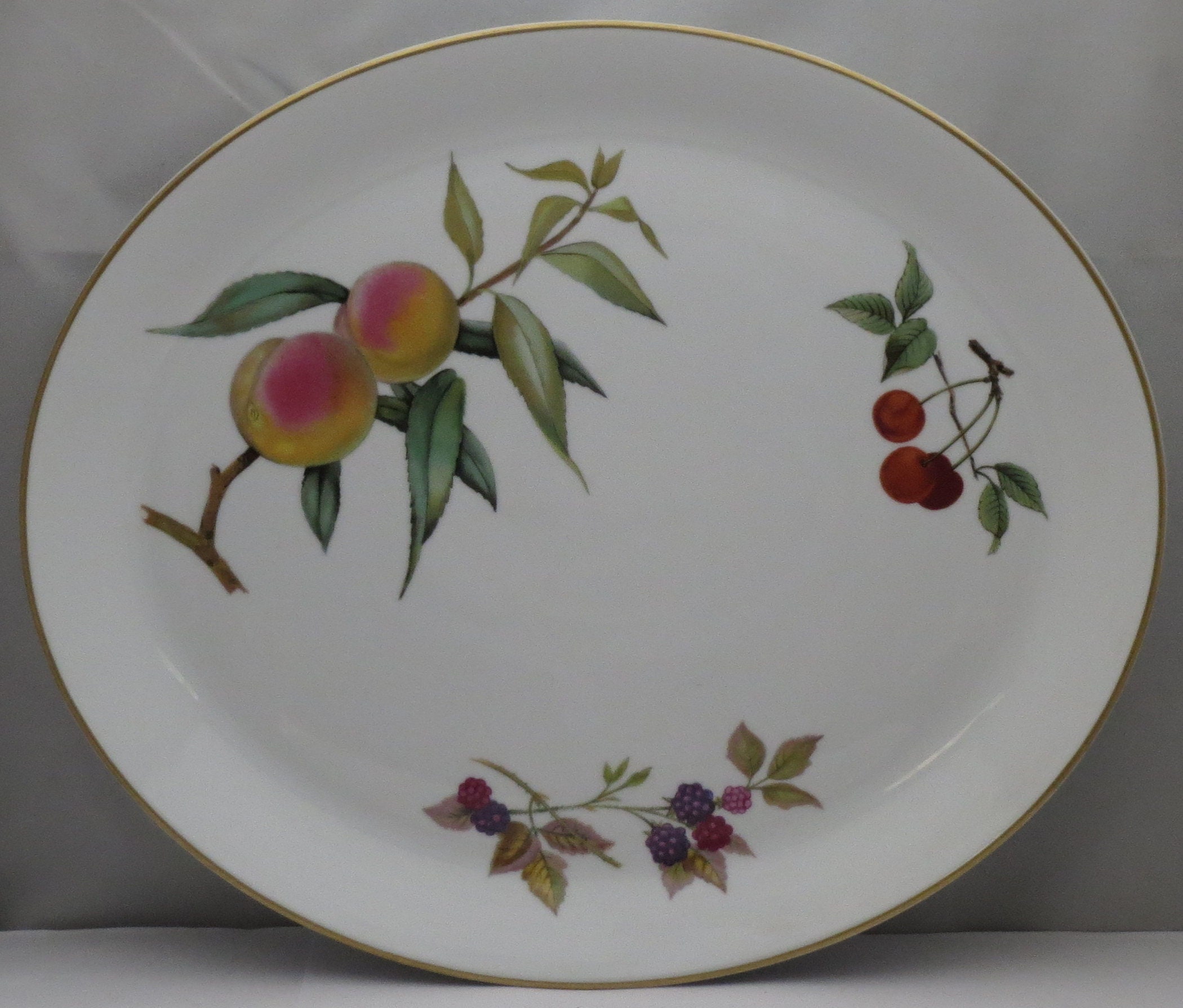 Royal Worcester Evesham Gold porcelain 13 Oval Serving - Etsy
