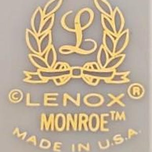Set of 5 Lenox Monroe Dinner Plates - Etsy