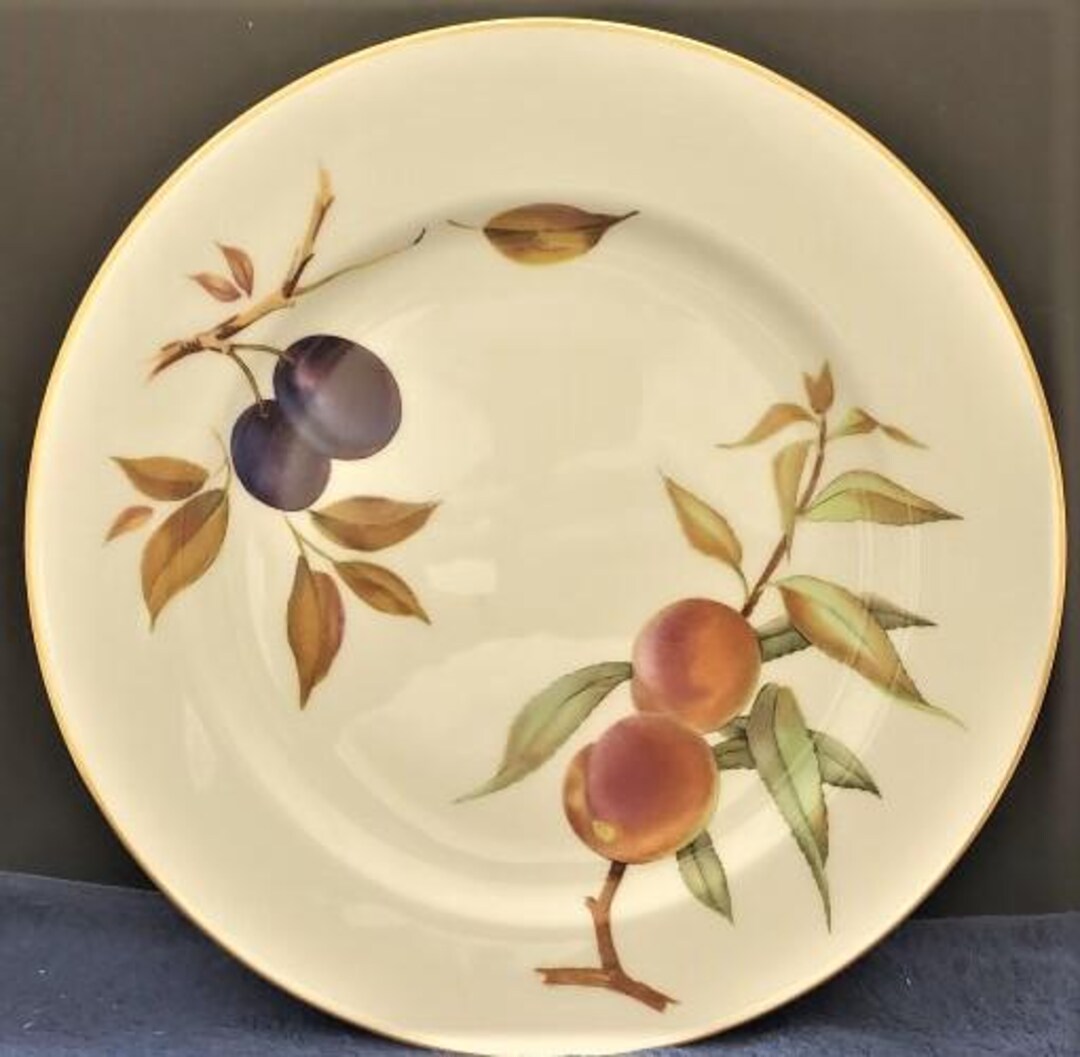 Royal Worcester Evesham Gold Dinner Plate - Etsy