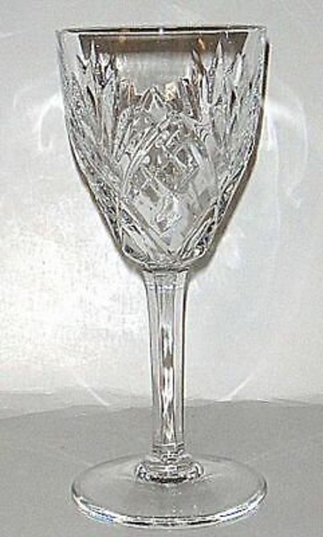 Set of 4 St Louis Chantilly Burgundy Wine Glasses - Etsy