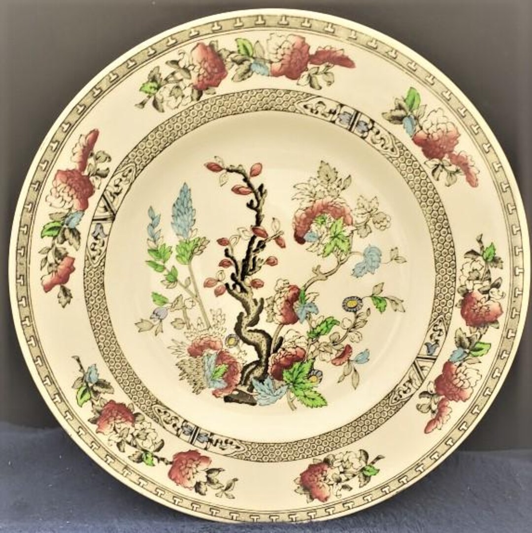 Woods (enoch) Indian Tree Dinner Plate - Etsy
