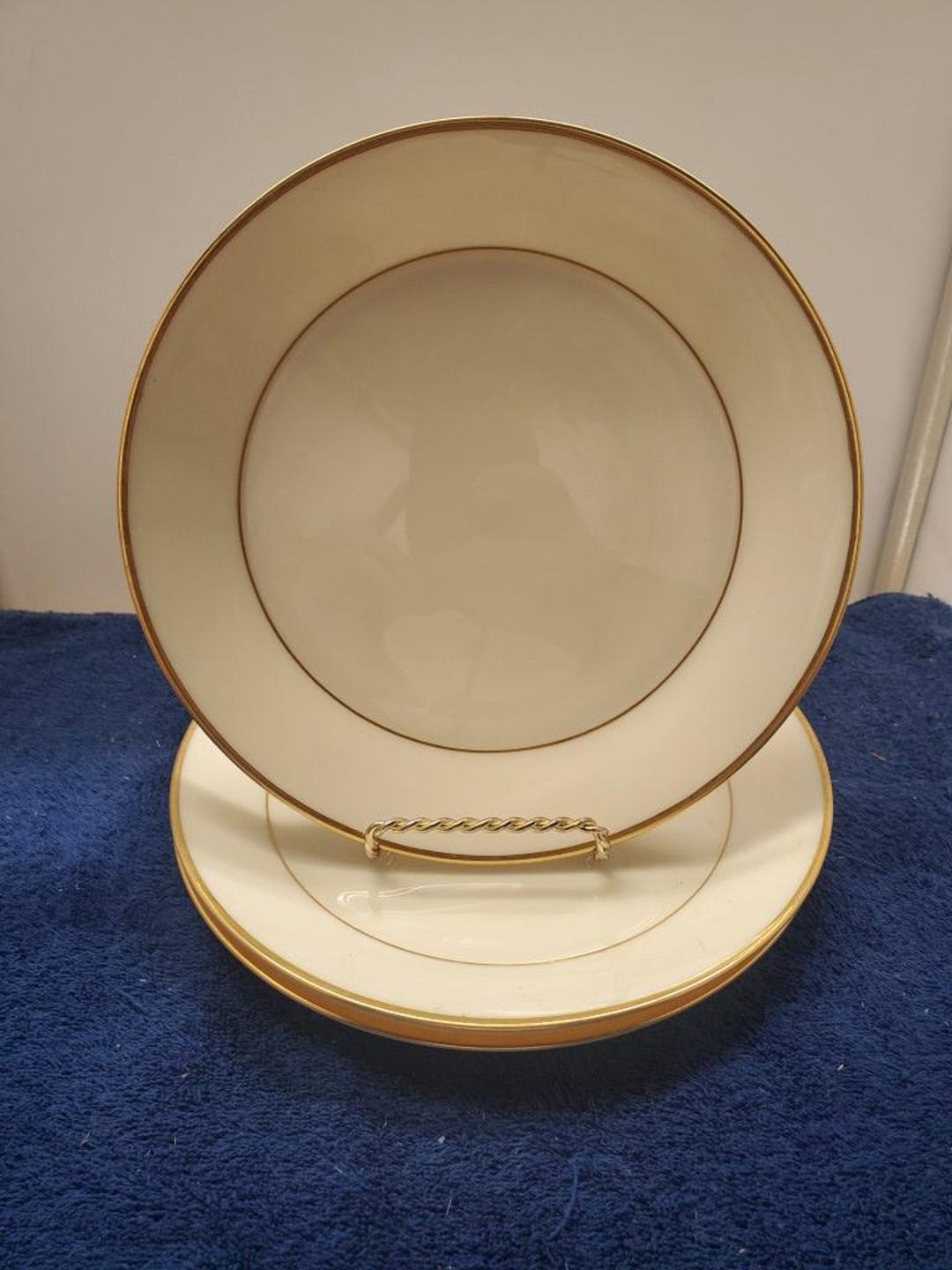 Set of 3 Lenox Reverie (gold Trim) Bread & Butter Plates LK - Etsy