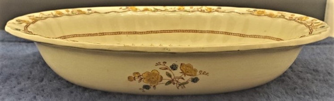 Spode Buttercup Oval Vegetable Bowl - Etsy
