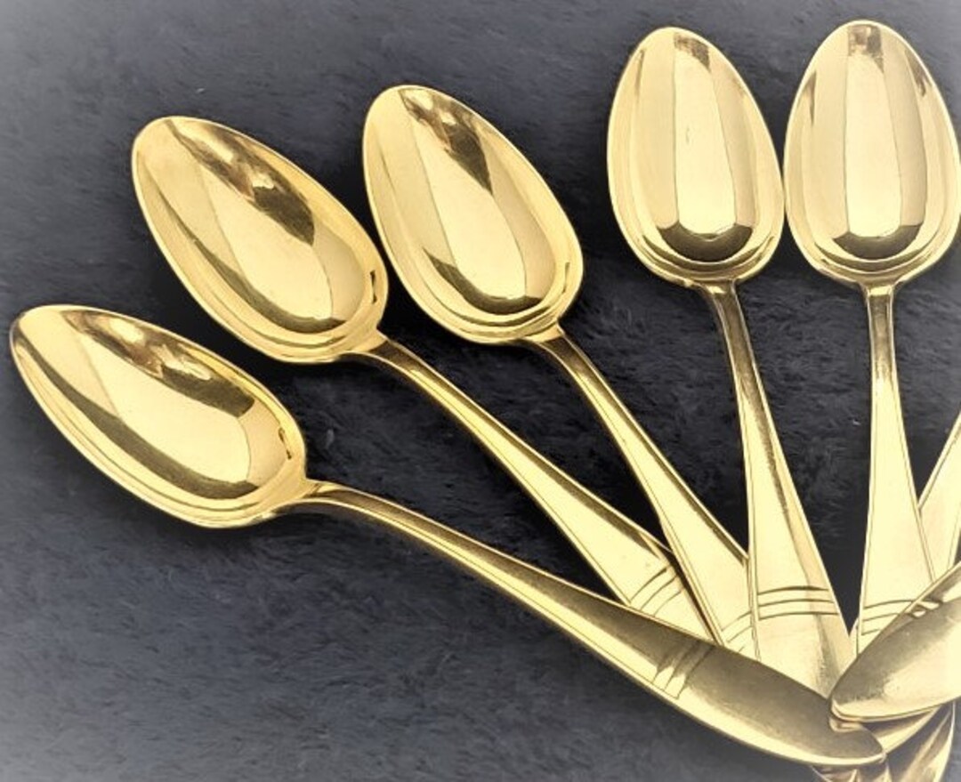 Set of 5 Christofle Orfevrerie Dessert Spoons - Etsy