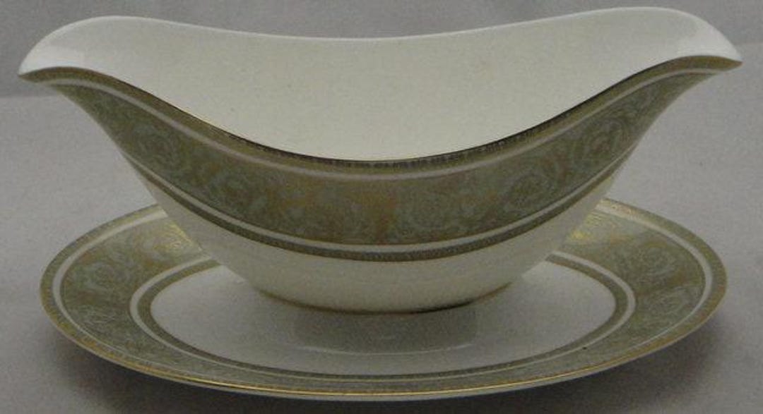 Royal Doulton English Renaissance Gravy Boat With Attached Underplate ...