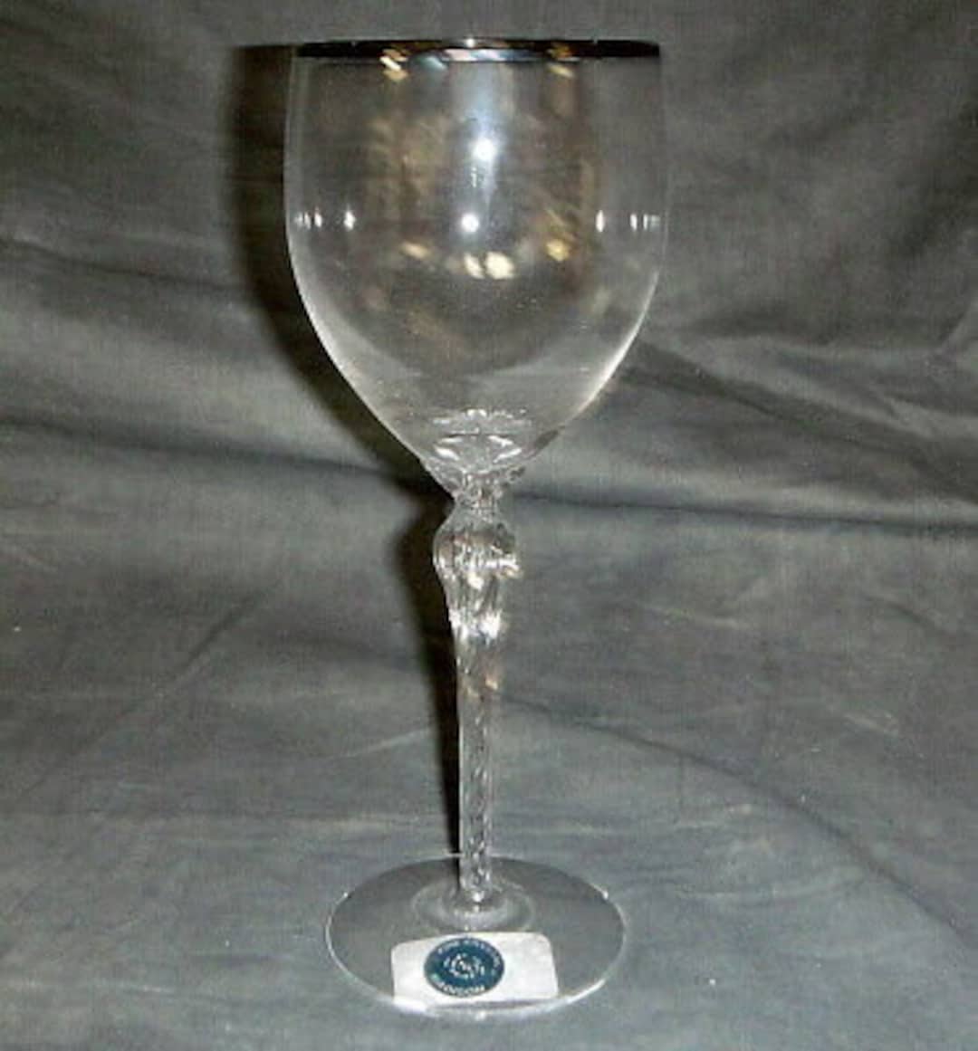 Set of 3 Lenox Madison Platinum Water Goblets - Etsy