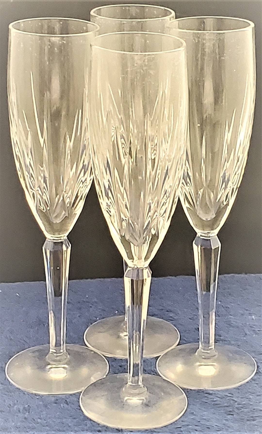 Set of 4 Lenox Clarity Fluted Champagne Glass - Etsy