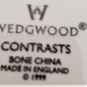 Wedgwood Contrasts Ulander Bread & Butter Plate - Etsy