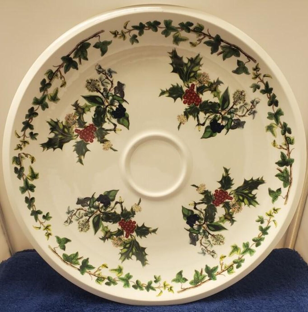 Portmeirion the Holly & the Ivy Round Platter / Chop Plate - Etsy