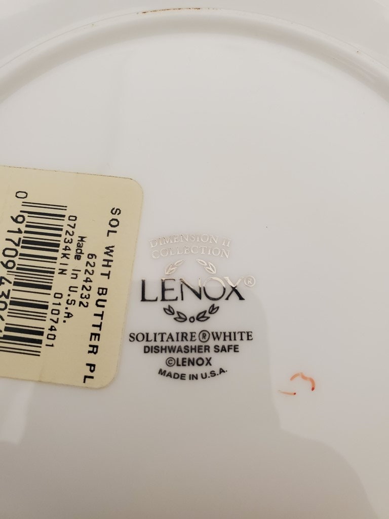 Lenox Solitaire White 5 Piece Place Setting - Etsy