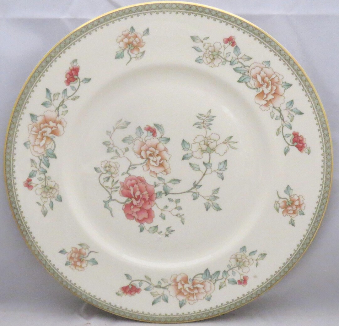 Set of 3 Minton Jasmine Dinner Plates - Etsy
