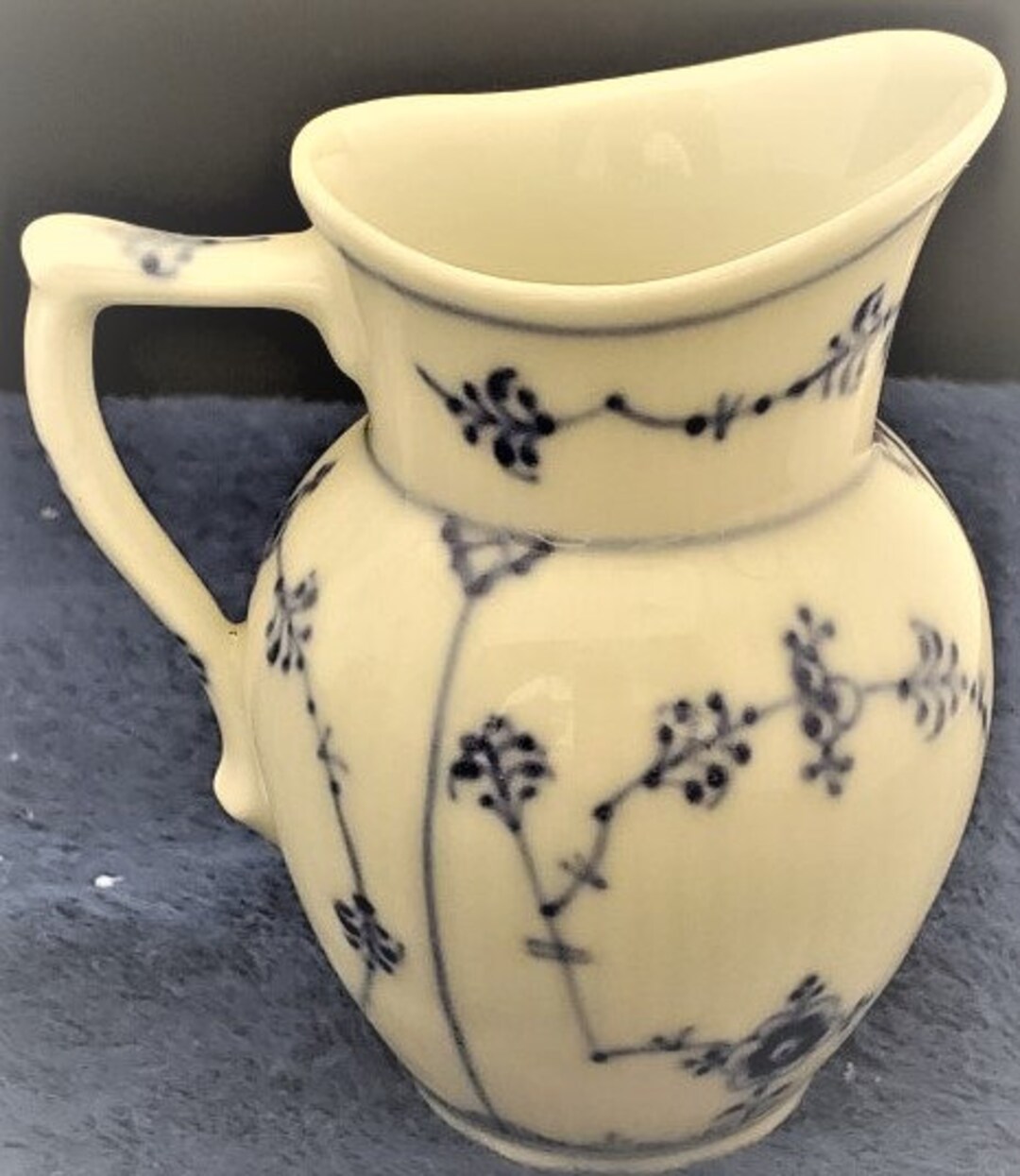 Royal Copenhagen Blue Fluted Plain Creamer 60 - Etsy