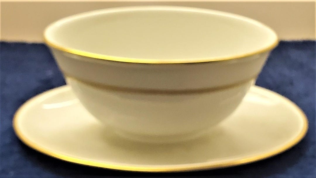 Furstenberg Golden Laurel Gravy Boat & Underplate - Etsy