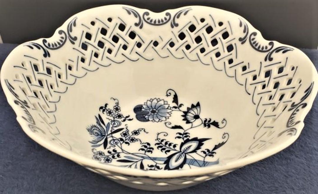 Blue Danube (japan) Blue Danube Large Fruit Bowl - Etsy