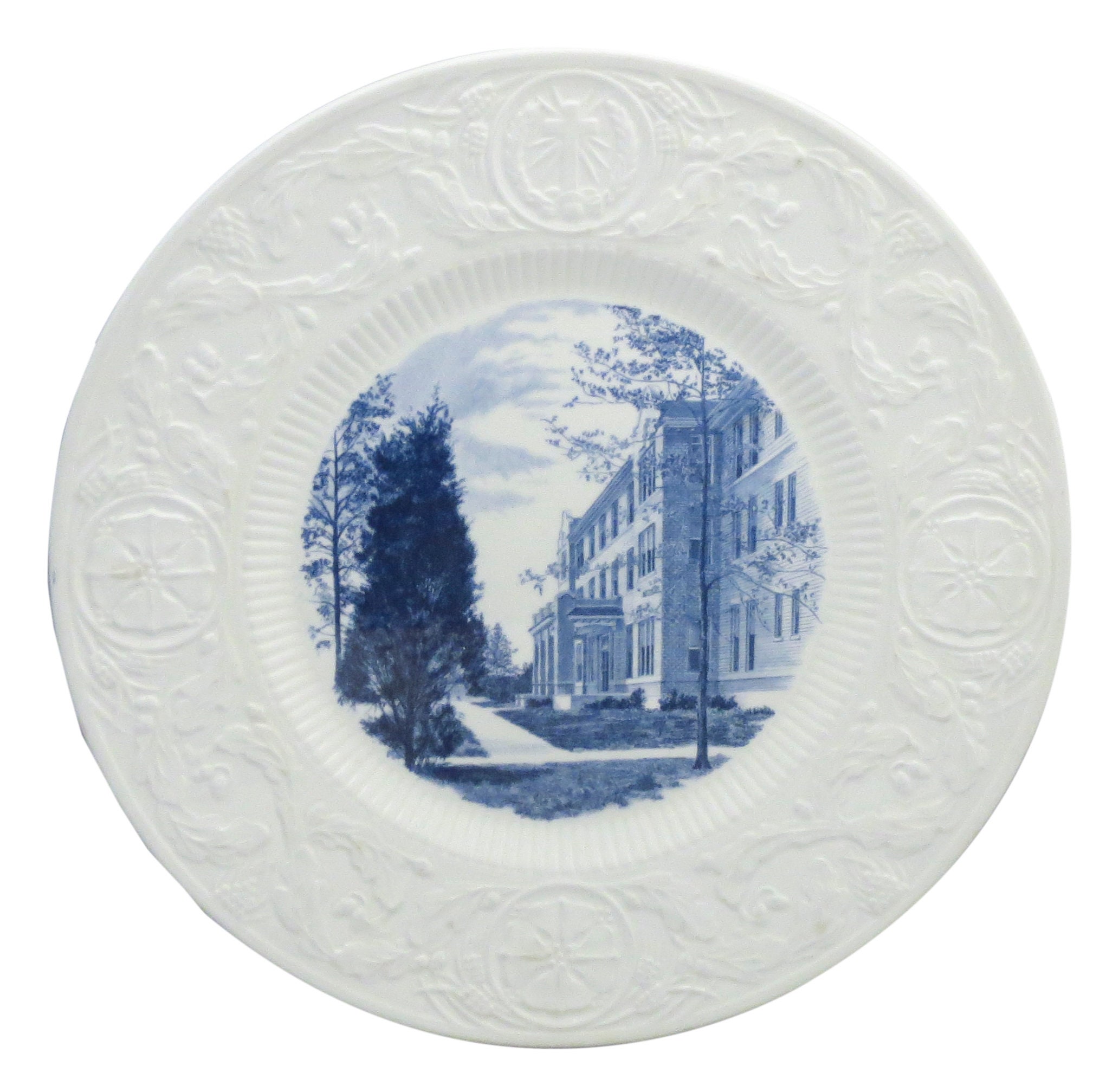 Wedgwood Duke University Blue Dinner Plate chapel Tower - Etsy
