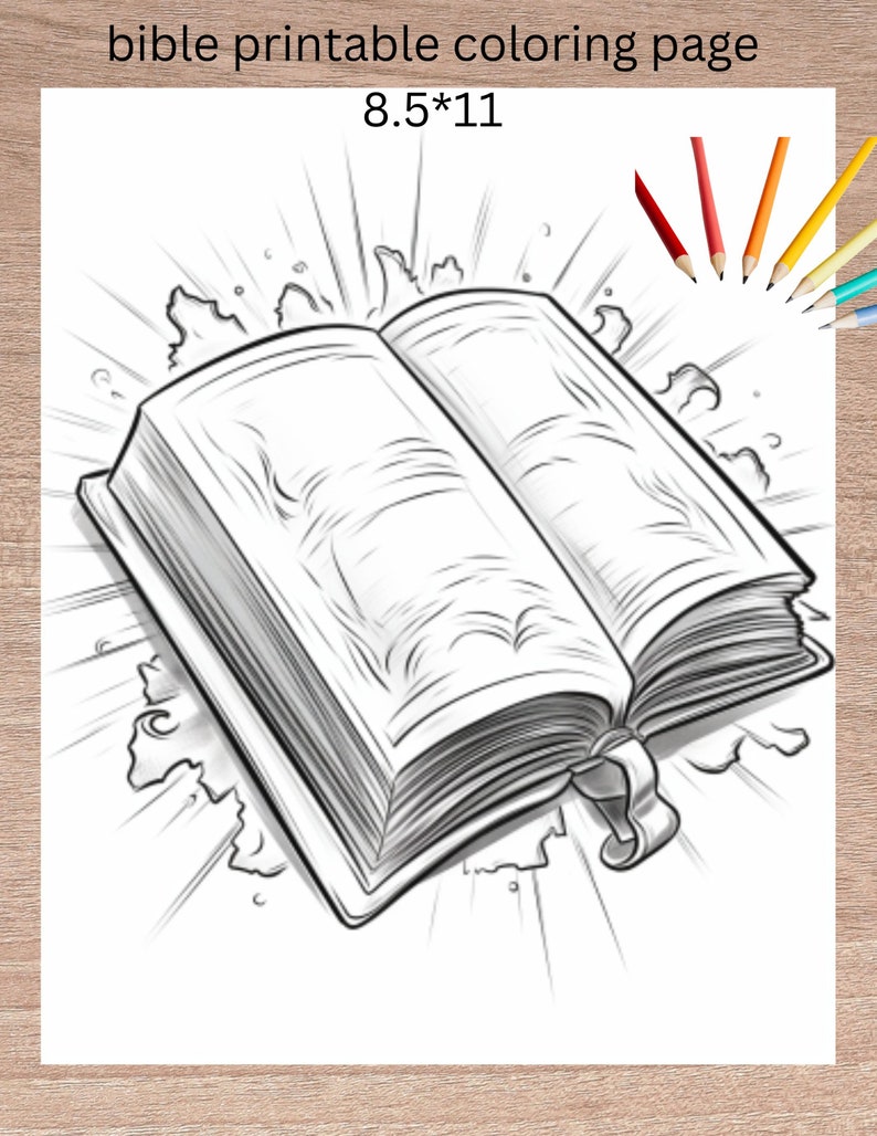 Kids Printable Coloring Page, Bible Coloring Page, Kids Printable Art ...