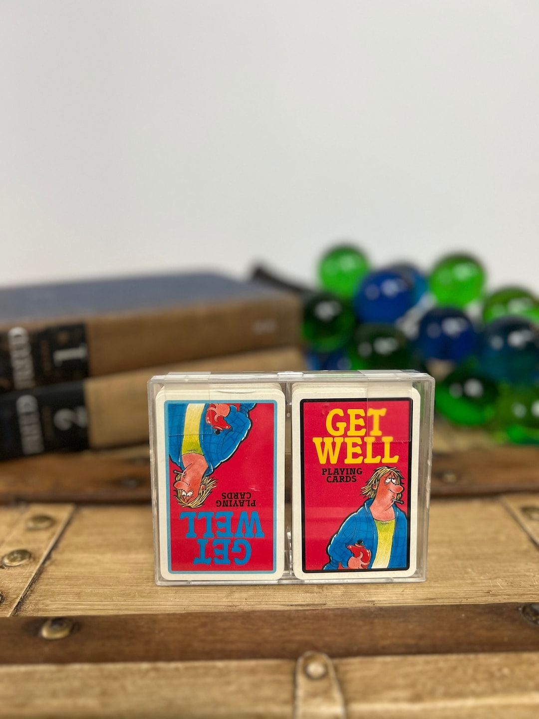 Vintage Novelty Get Well Playing Cards Vintage 1988 Ivory Tower ...