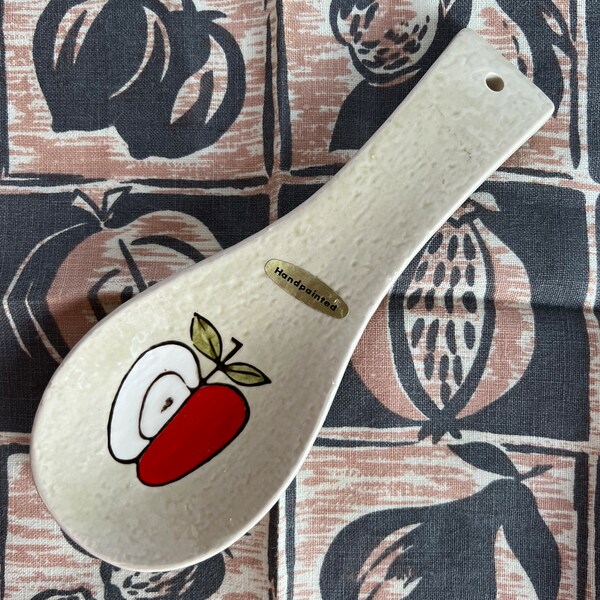 Apple Spoon Rest - Etsy
